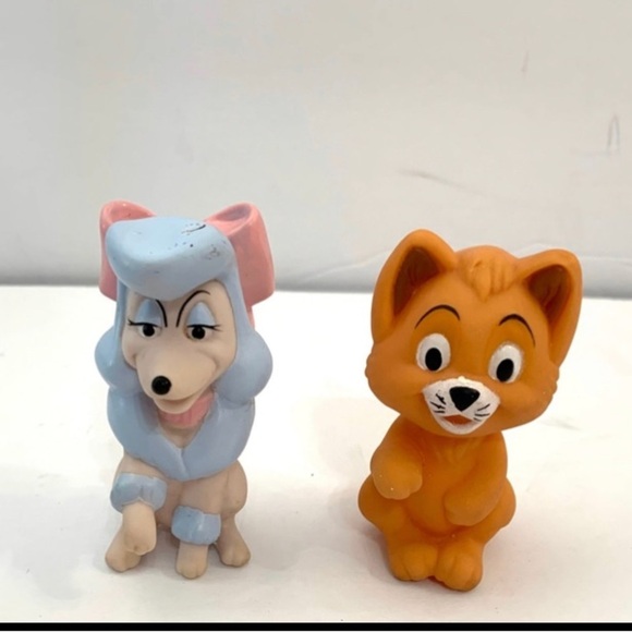 Disney | Toys | Vtg 988 Mcdonalds Happy Meal Toys Disney Oliver And ...